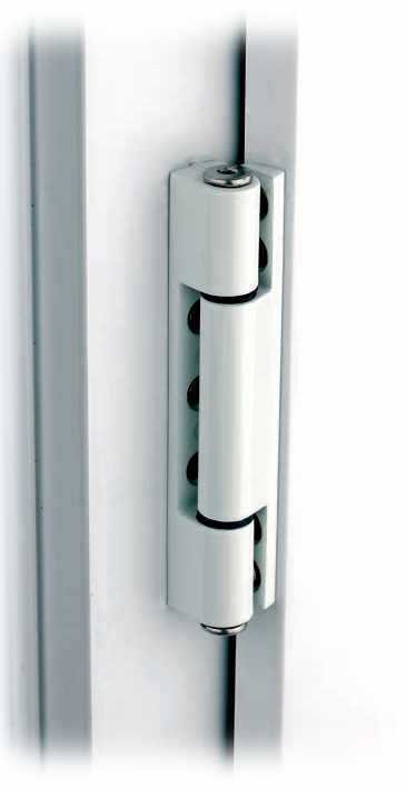 H115Wha White Upvc Angled Door Hinge (Single Hinge) - PVC Door Hinges ...