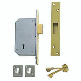 Union (Chubb At Heart) B-3G110 73mm Brass 5 Detainer Deadlock Door Lock