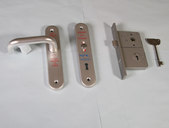 Ho1485.03 Left Hand Radar Lockset Aluminium 1 Keyed