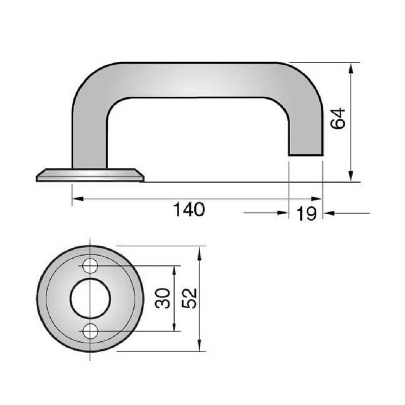Assa 6655 Distinction Lever Handles Sprung