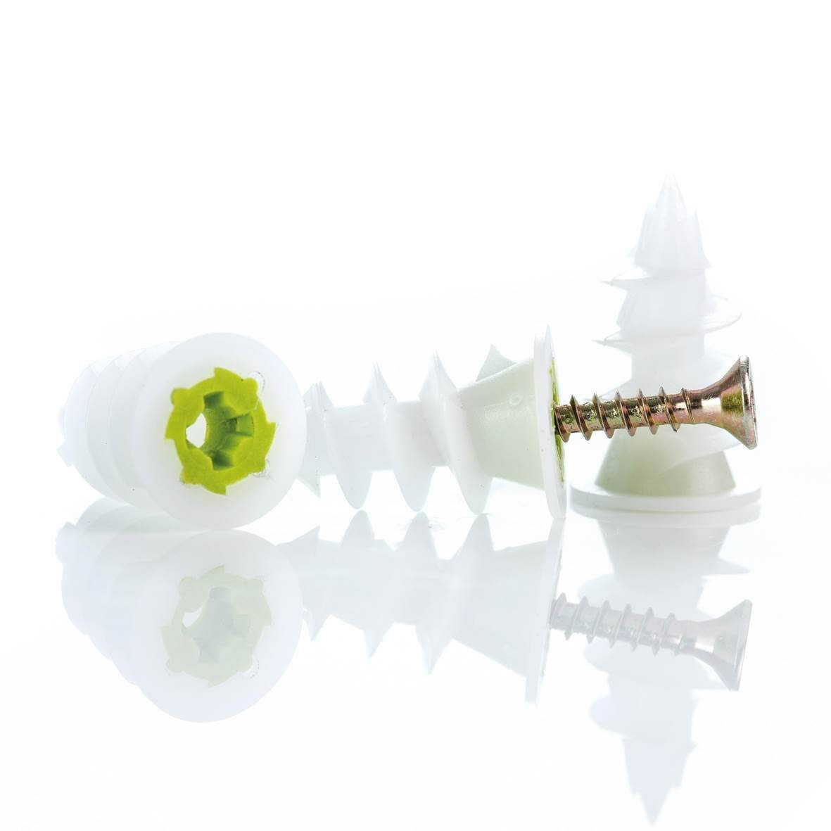 Gripit Green Self Drive Plasterboard Cavity Fixing Pack of 25