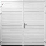 CarTeck standard-rib horizontal side hinged garage door | Doorfit